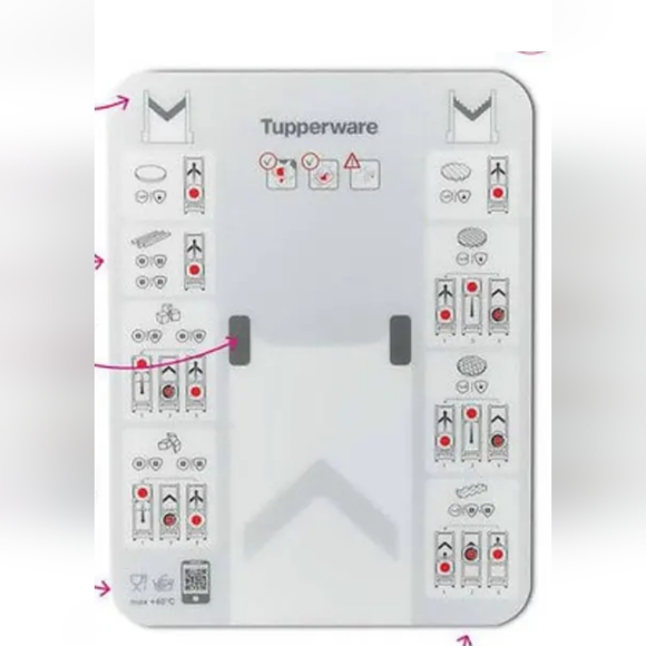 Tupperware | Kitchen | New Tupperware Mandoline Cutting Board Cutting ...